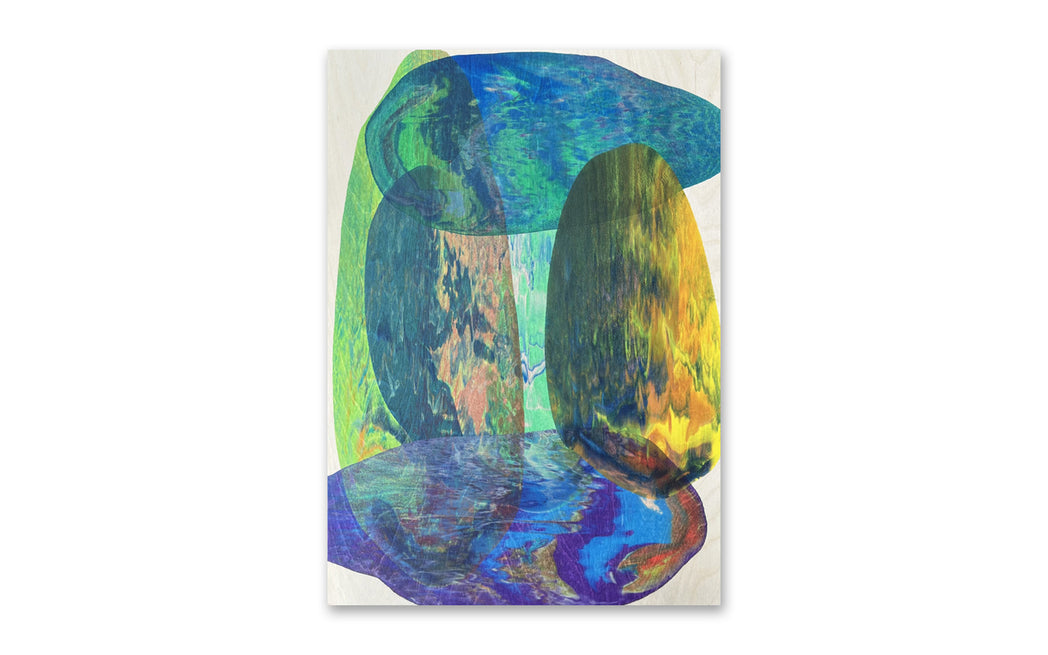 SCP Rolling Pin A2 Painting - No. 01 by Daniel Eatock