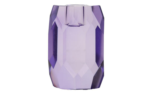 Crystal candle holder - violet | SCP