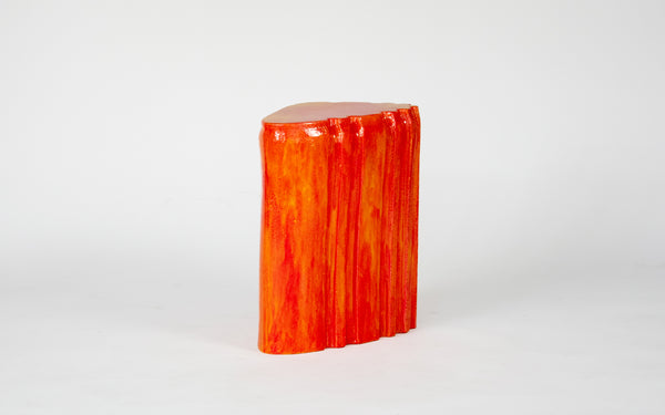 Pressed Stool No.7 in fire resin by Floris Wubben | SCP
