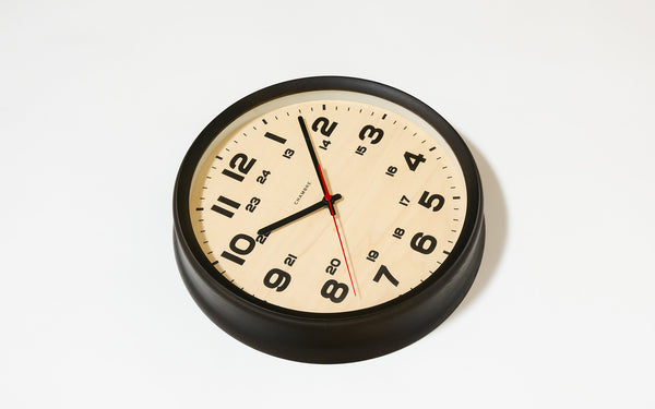 Chambre Bram wall clock by Interzero | SCP