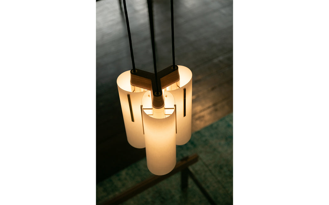 Modernist 3 shade pendant by Joe Armitage | SCP