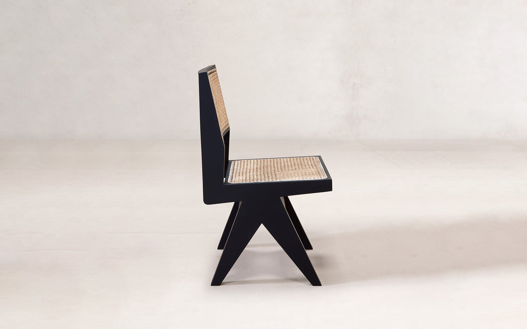 Armless dining chair by Chandigarh Collective for Phantom Hands | SCP