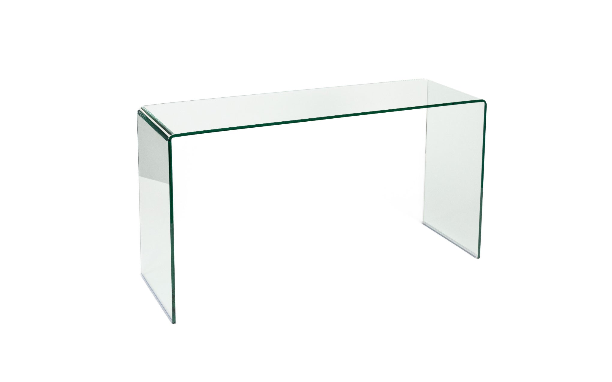 Vintage Glass waterfall console | SCP