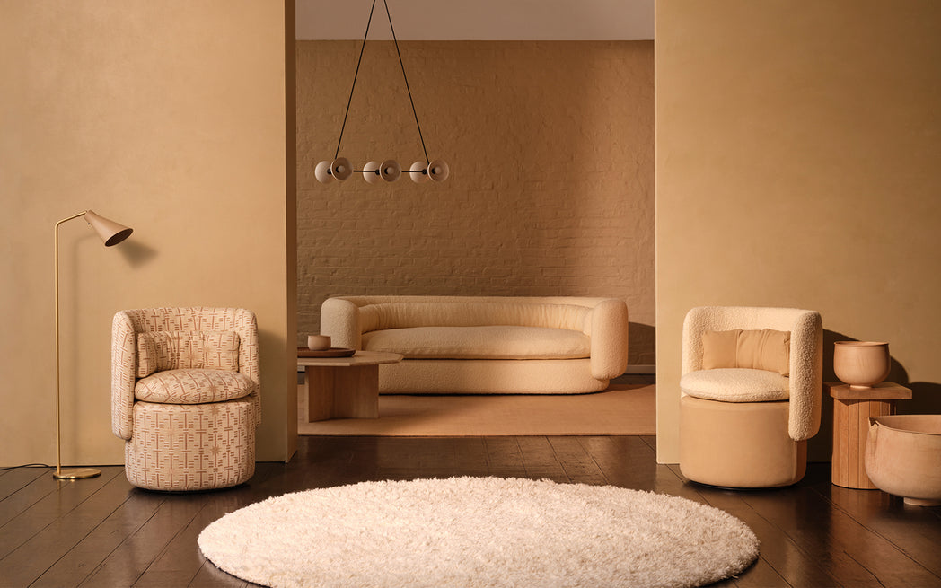 Group cocktail chair with swivel base by Philippe Malouin for SCP