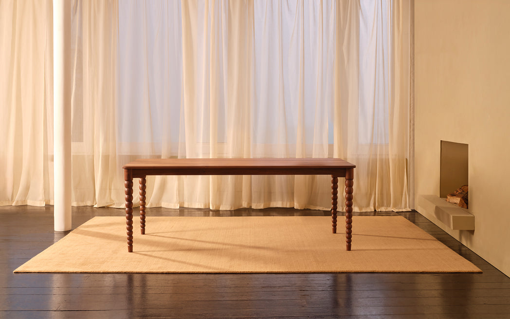 Bobbin dining table by Sarah Kay for SCP