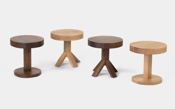 Left & Right side tables by Ilse Crawford & Oscar Peña for SCP