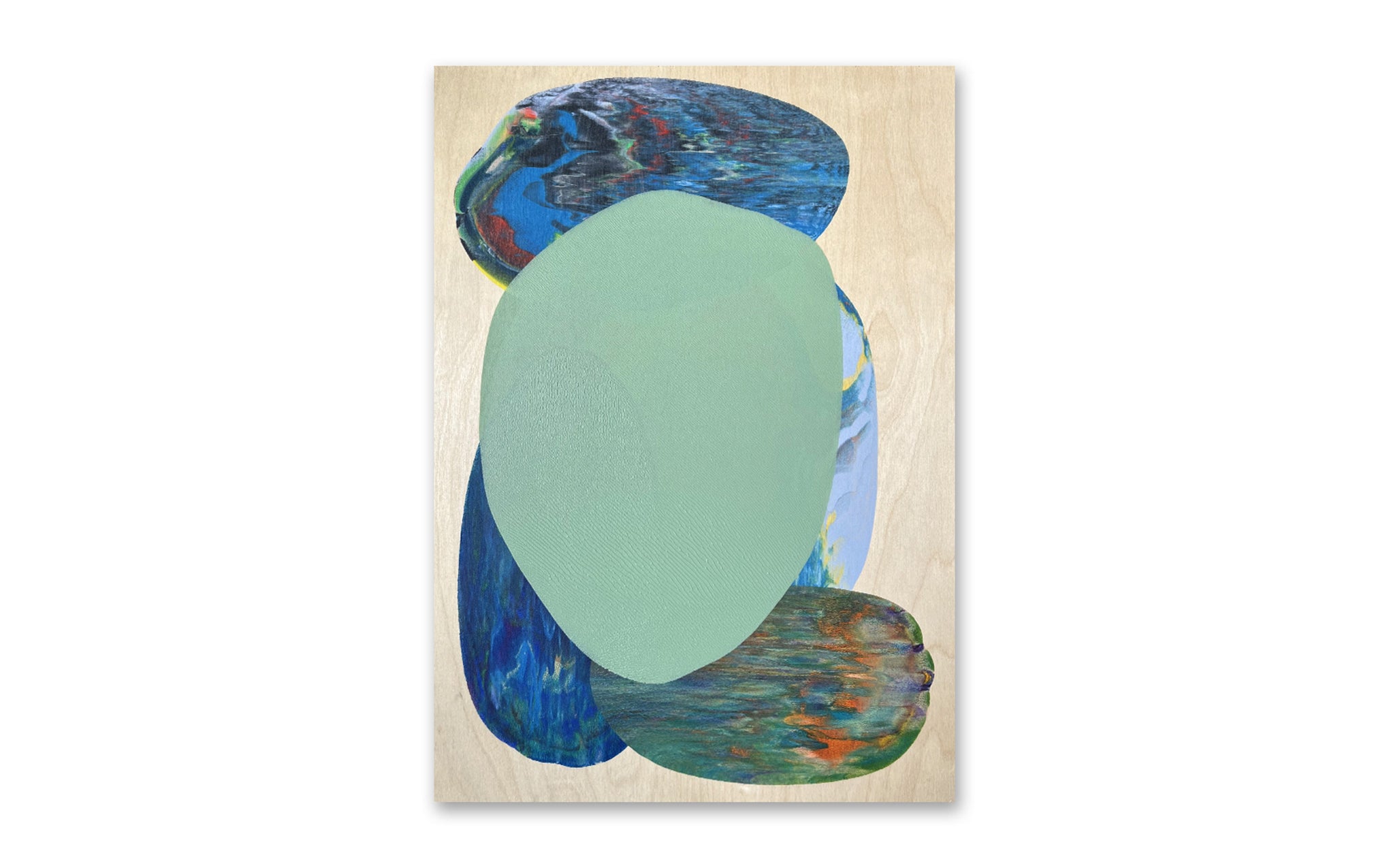 SCP Rolling Pin A2 Painting - No. 07 by Daniel Eatock