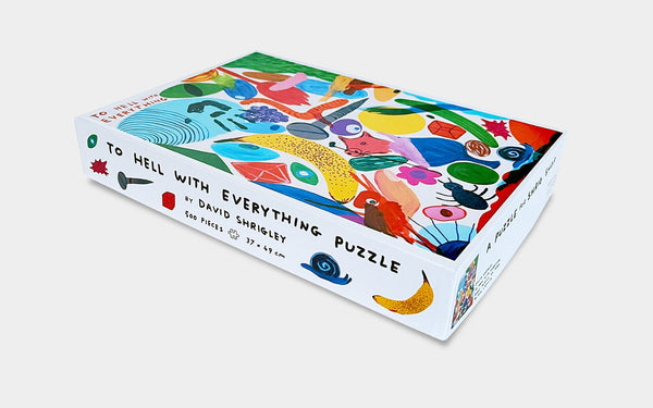 To Hell With Everything puzzle by David Shrigley for Shrig Shop | SCP