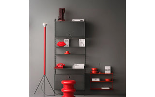 String Pocket metal shelf by Nisse Strinning for String | SCP