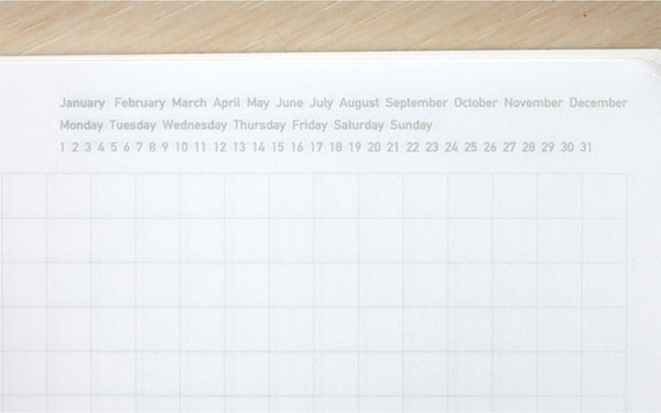 018 Editor's Series 1/2 Year A6 notebook - grid paper by Stalogy | SCP