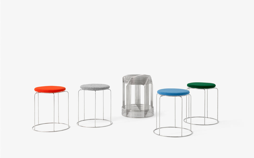 Wire stool by Verner Panton for &Tradition | SCP