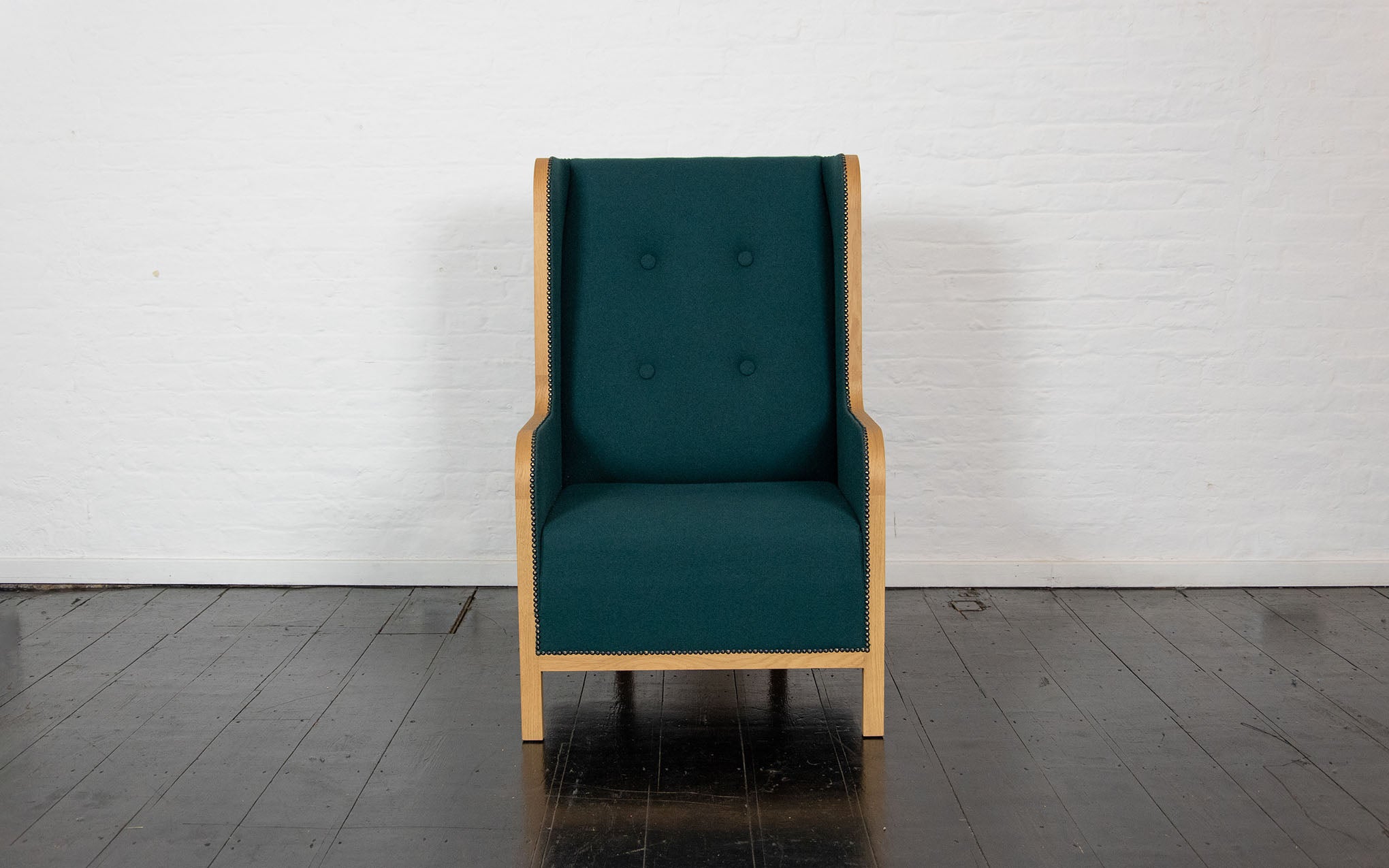 Ex-Display Home wing armchair in Kvadrat Tonus 619 | SCP