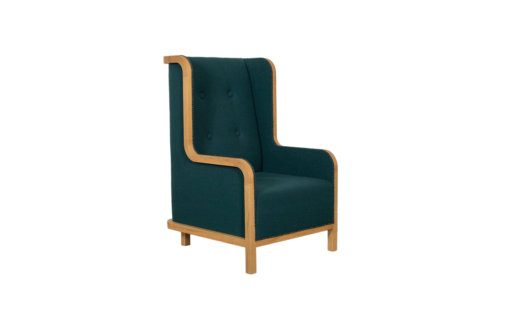 Ex-Display Home wing armchair in Kvadrat Tonus 619 | SCP