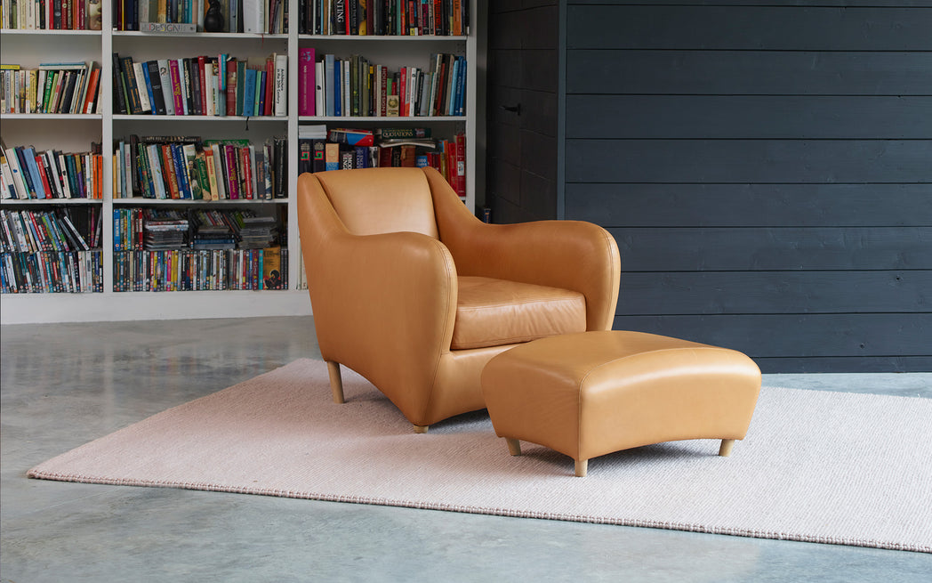 Balzac armchair & ottoman by Matthew Hilton for SCP