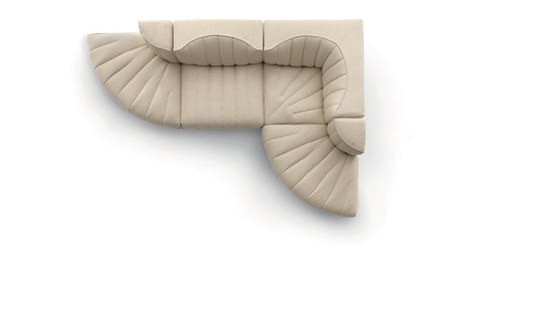 9000 sofa system - compositions 1-7 by Tito Agnoli for Arflex | SCP