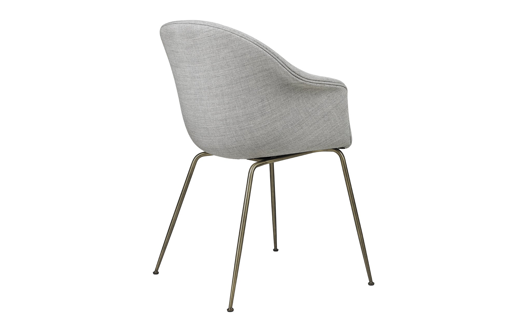 Bat dining chair - upholstered with conic base by GamFratesi for Gubi | SCP