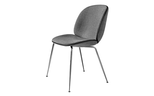 Beetle dining chair upholstered with conic base by GamFratesi for Gubi ...
