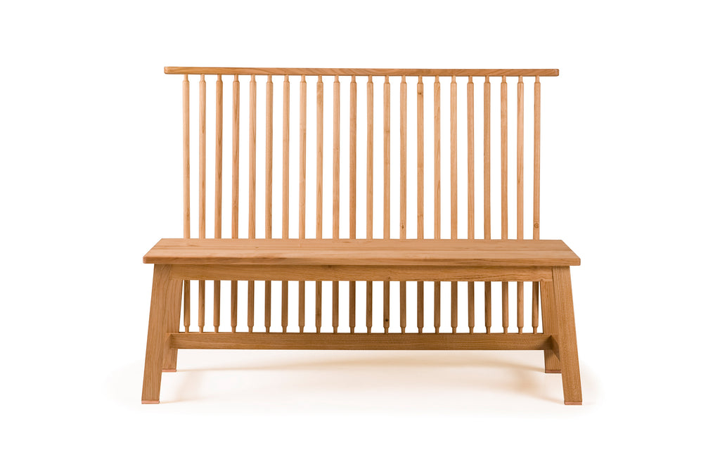 Two seater bench with back | SCP