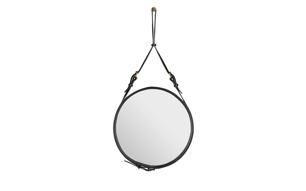 Adnet wall mirror - circular by Jacques Adnet for Gubi | SCP
