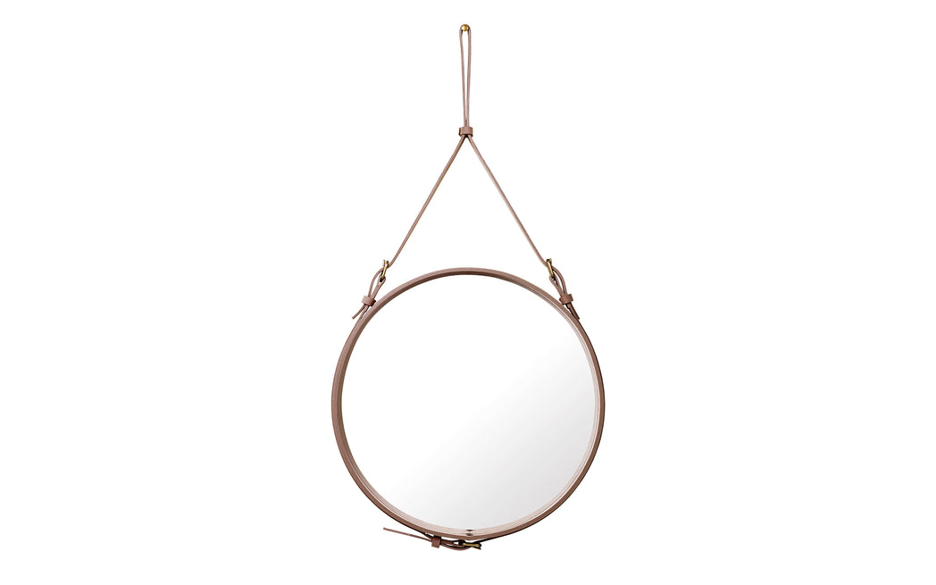 Adnet wall mirror - circular by Jacques Adnet for Gubi | SCP