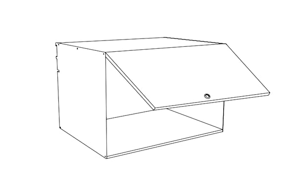 K1 shelving system | Unit with bottom up door by Kriptonite | SCP