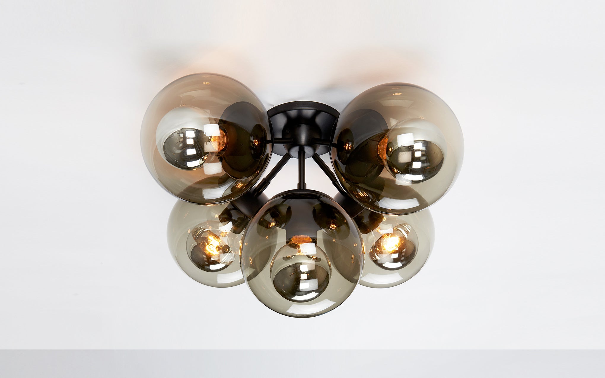 Modo ceiling - 5 globe by Jason Miller for Roll & Hill | SCP