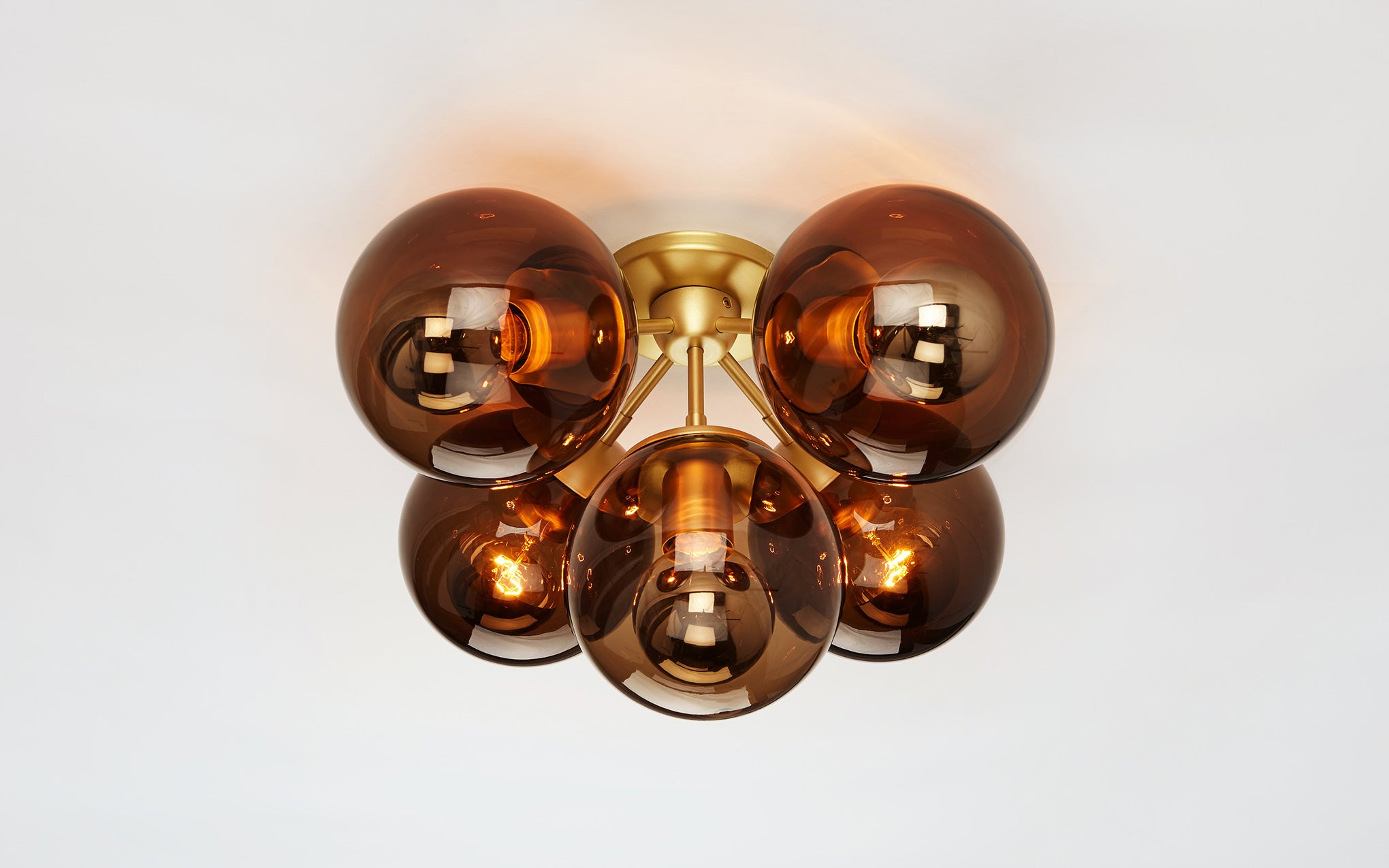 Modo ceiling - 5 globe by Jason Miller for Roll & Hill | SCP