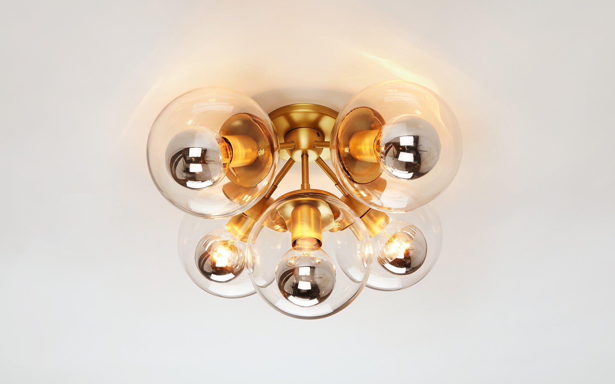 Modo ceiling - 5 globe by Jason Miller for Roll & Hill | SCP