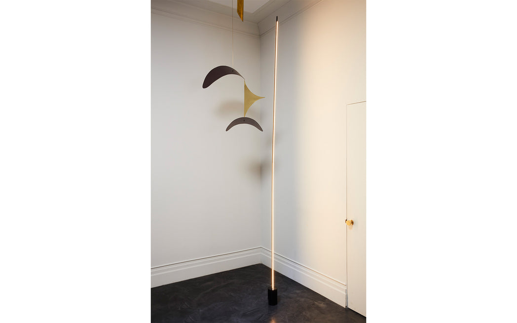 Pole floor light by Philippe Malouin for Roll & Hill | SCP