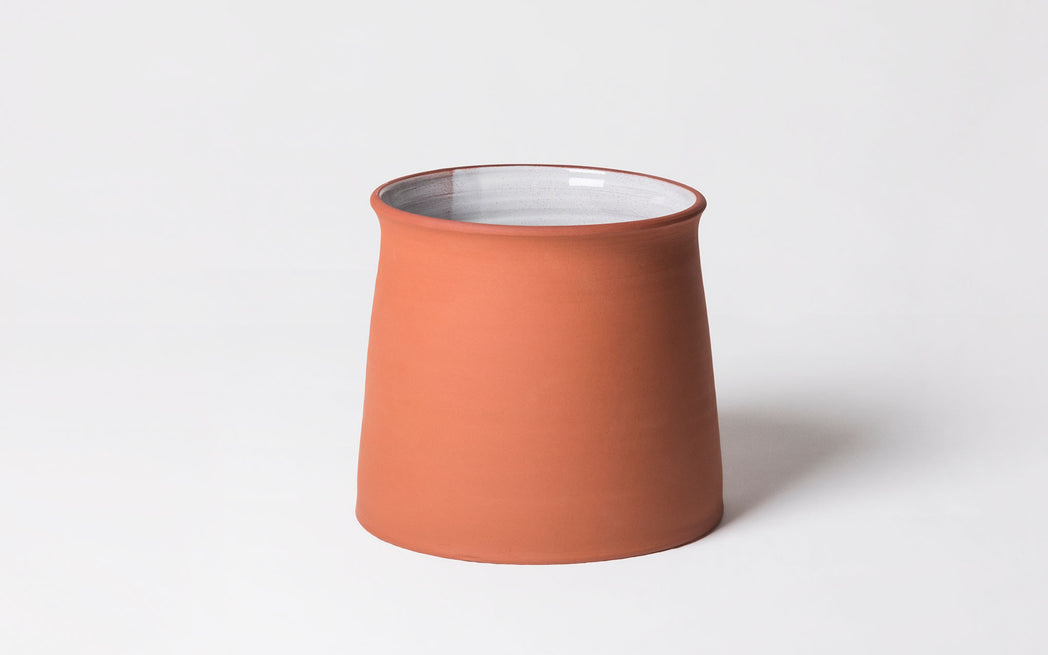 Terracotta plant pots by Reiko Kaneko for SCP