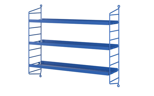 String Pocket metal shelf by Nisse Strinning for String | SCP