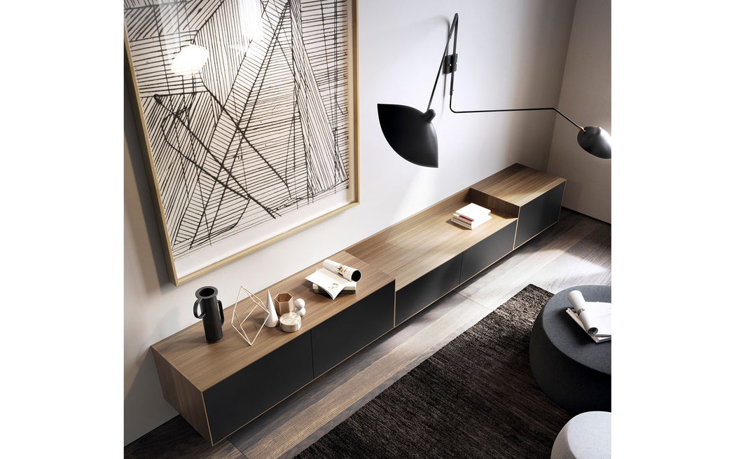 Lauki walnut wall-mounted unit | SCP