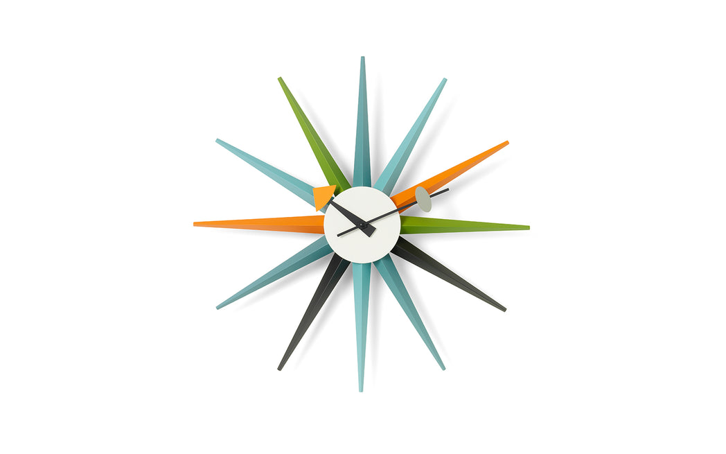 Sunburst clock by George Nelson for Vitra | SCP