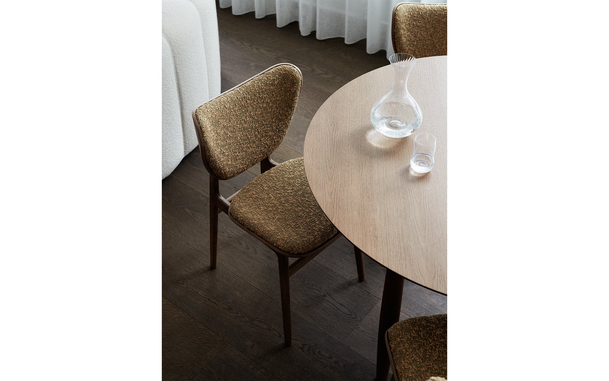 Oku round dining table by NORR11 | SCP