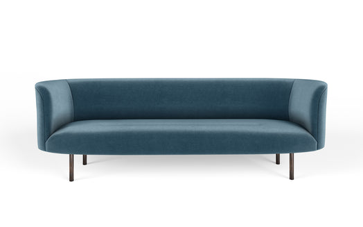 Continuous three seat sofa - sprung seat by Faudet-Harrison for SCP